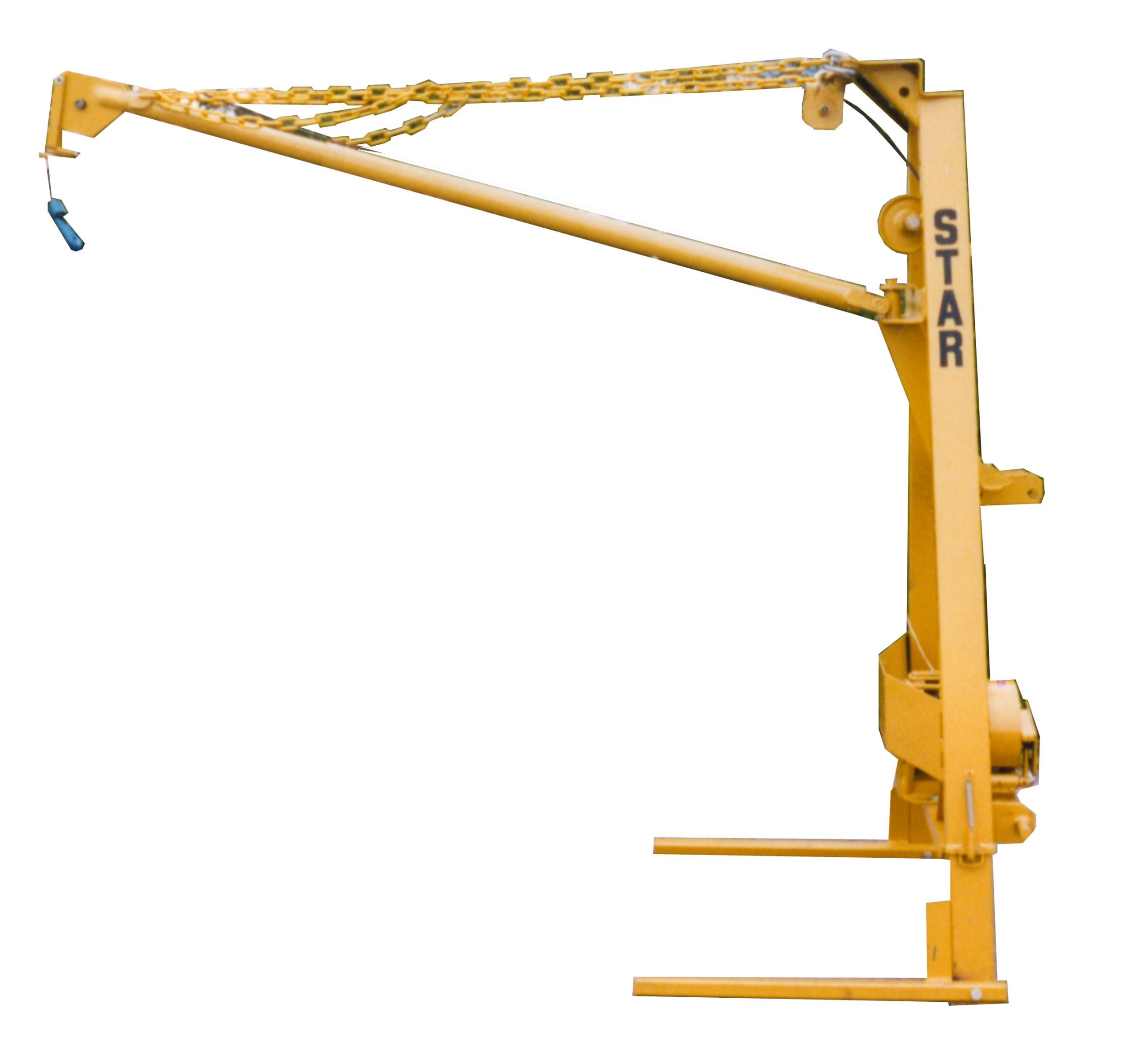 Skogskran STAR - dragkraft 2 ton, fäste Trepunkt, lyftkraft 600 kg ...