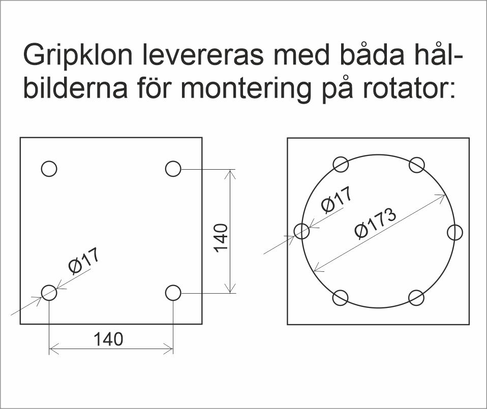 Risgrip - CD 0,22, griparea 0,22 m2, max lyftförmåga 1200 kg, vikt 92 ...